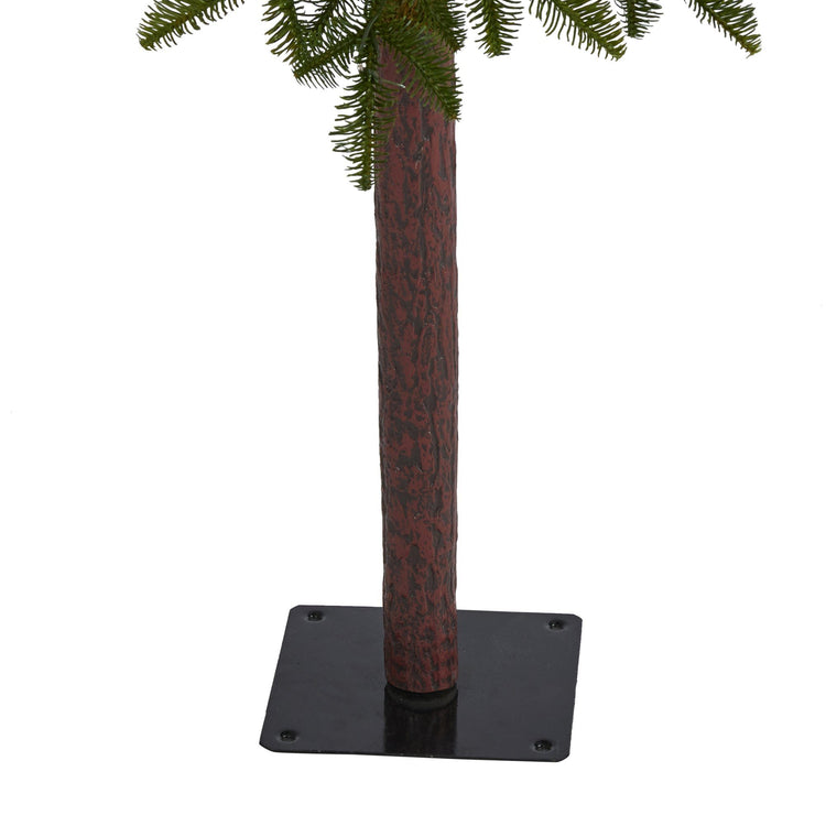 5’ Alaskan Alpine Artificial Christmas Tree with 100 Clear Microdot ...