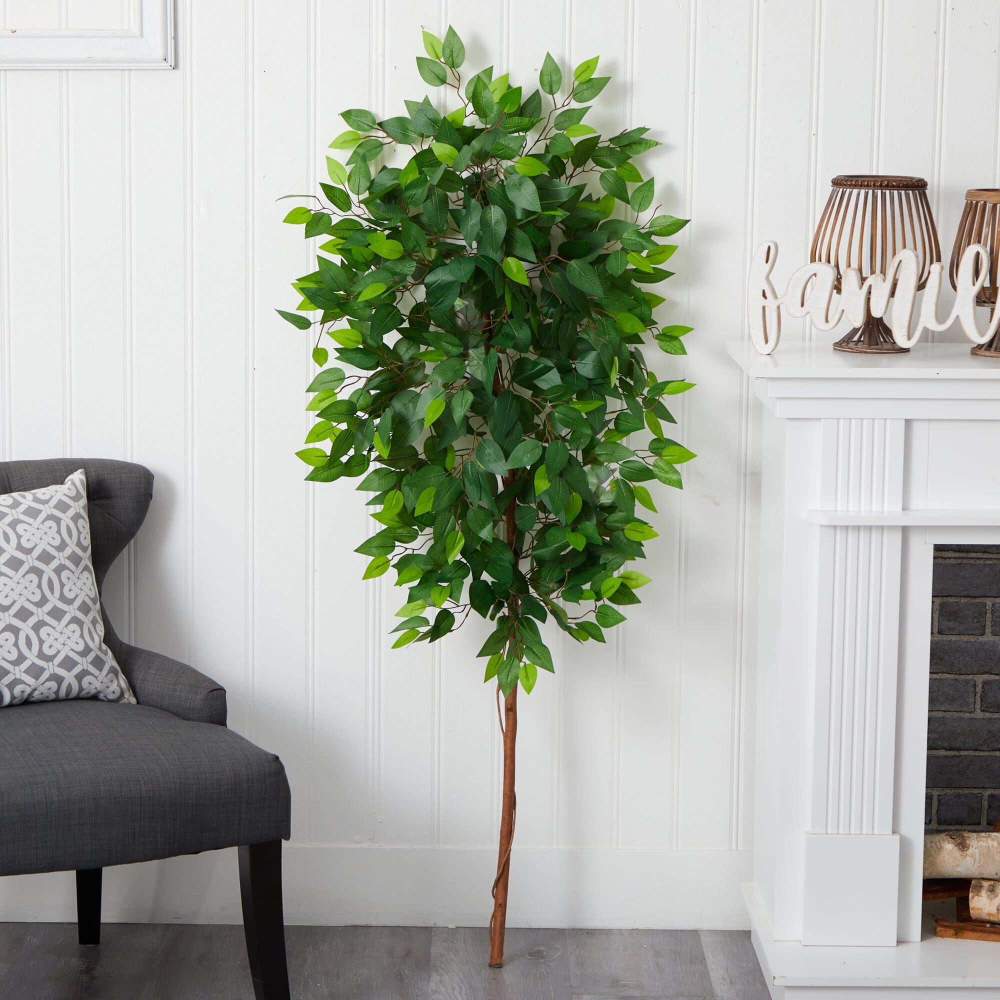 5’ Artificial Ficus Tree without Pot | Nearly Natural