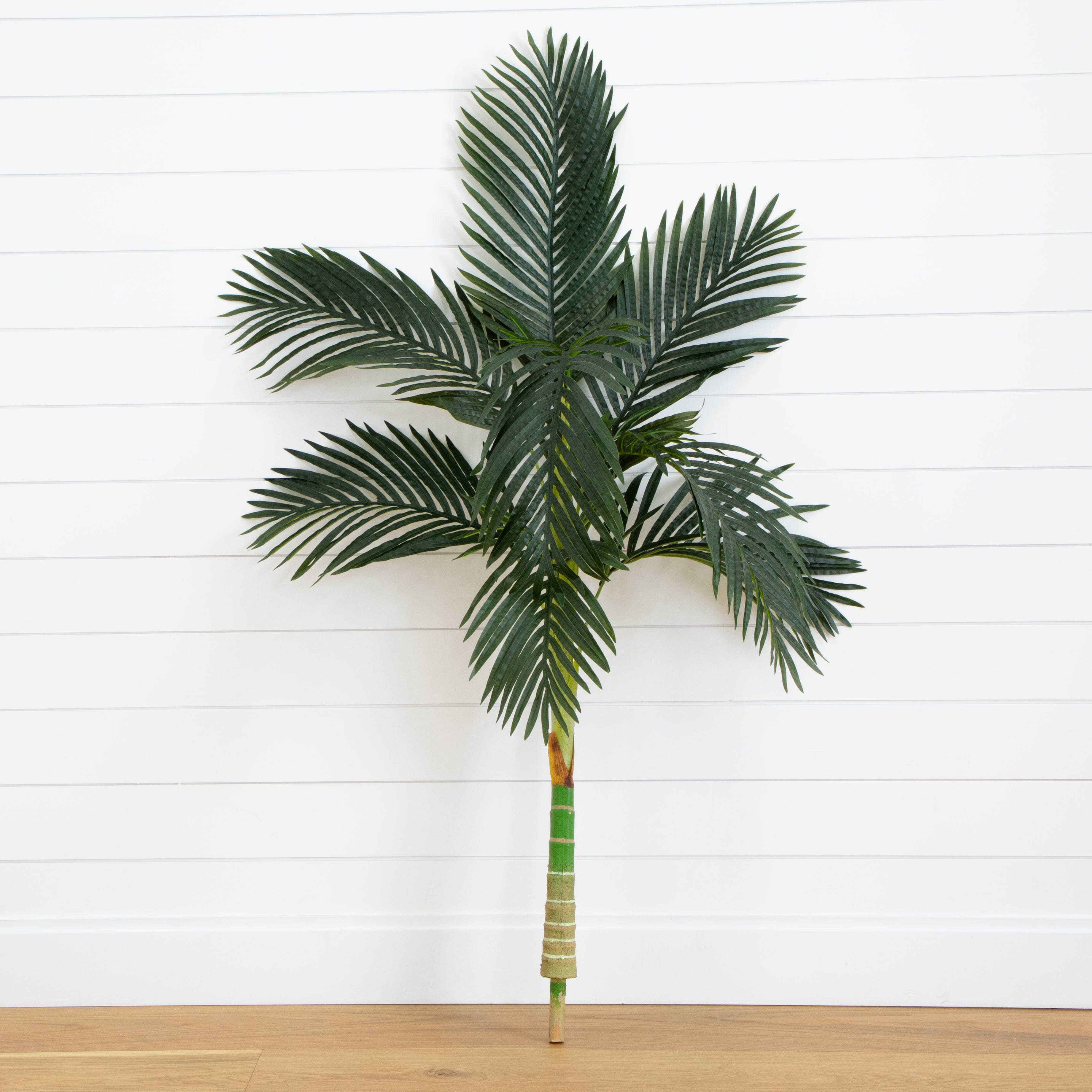 5’ Artificial Golden Cane Palm Tree Without Pot | Nearly Natural