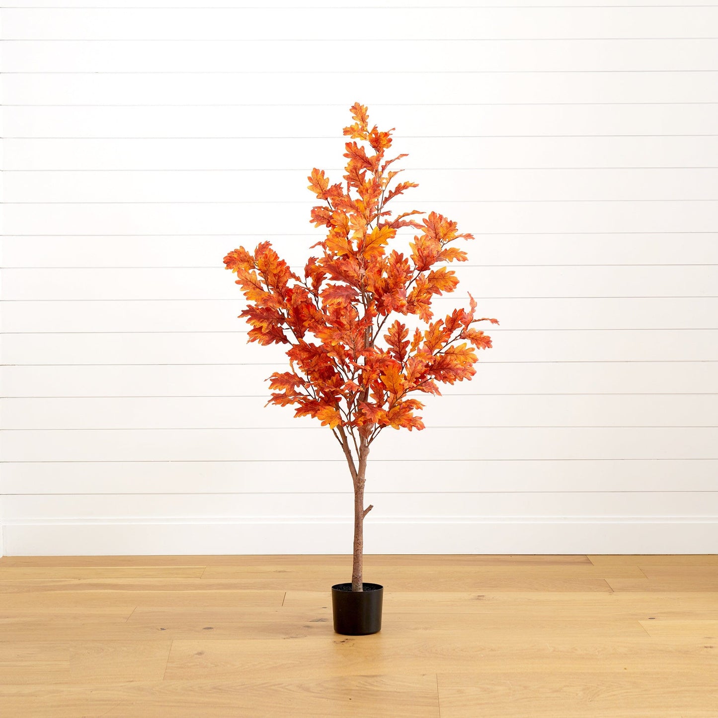 5’ Autumn Oak Artificial Fall Tree | Nearly Natural