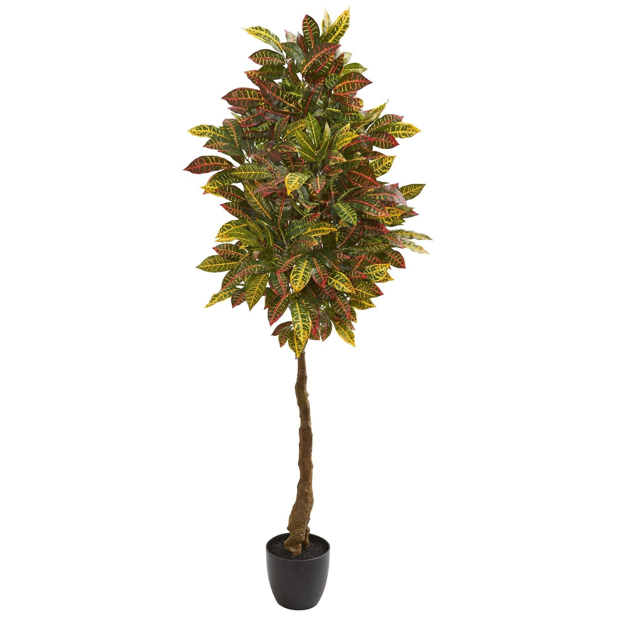 5’ Croton Artificial Tree | Nearly Natural