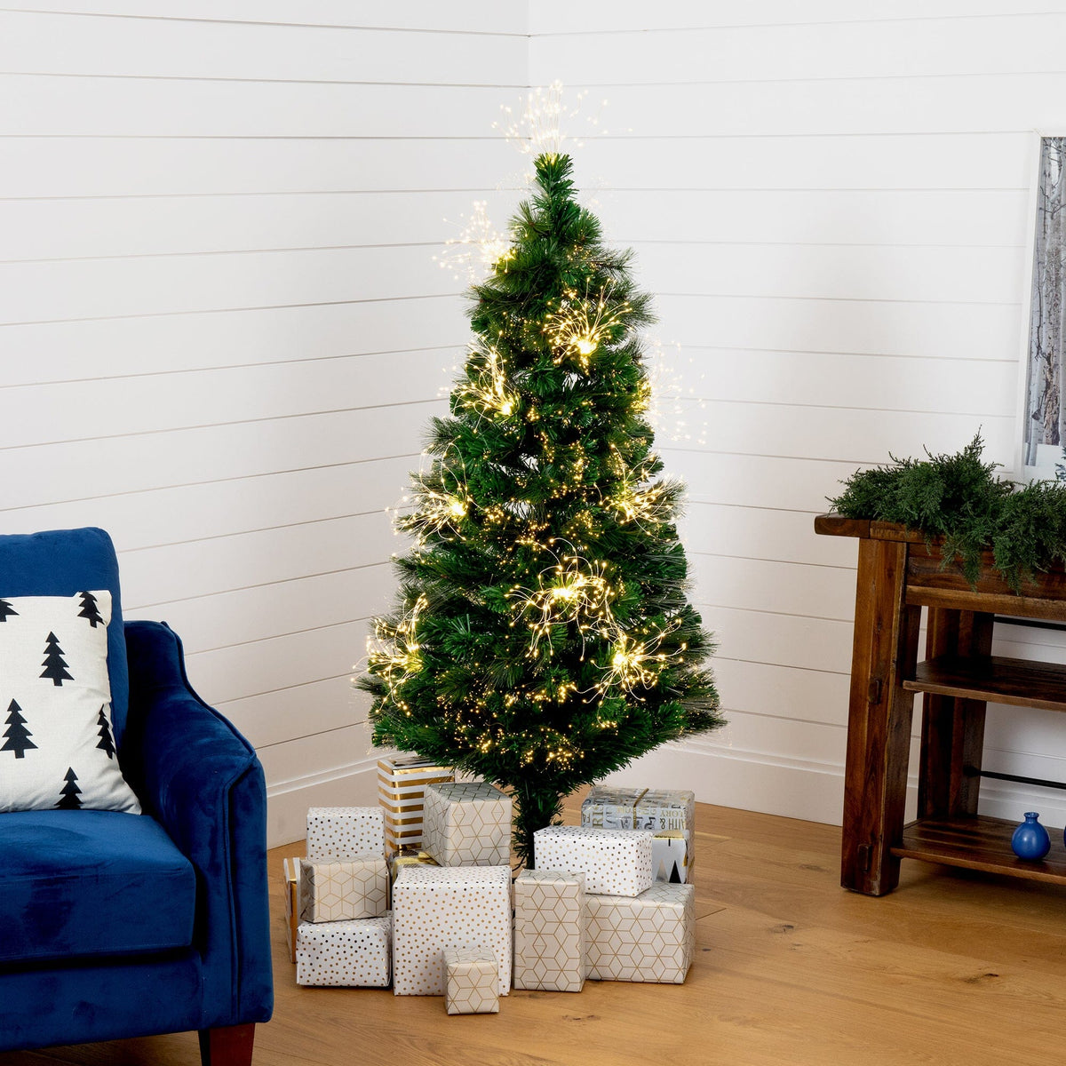 Fiber Optic Christmas Trees | Nearly Natural