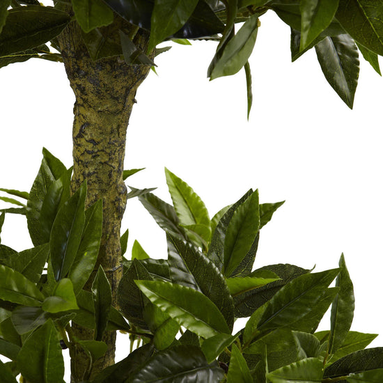 5' Triple Bay Leaf Topiary UV Resistant (Indoor/Outdoor) | Nearly Natural