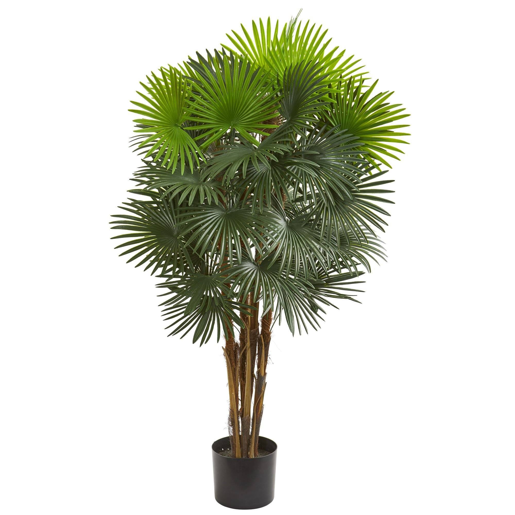 52” Fan Palm Artificial Tree | Nearly Natural