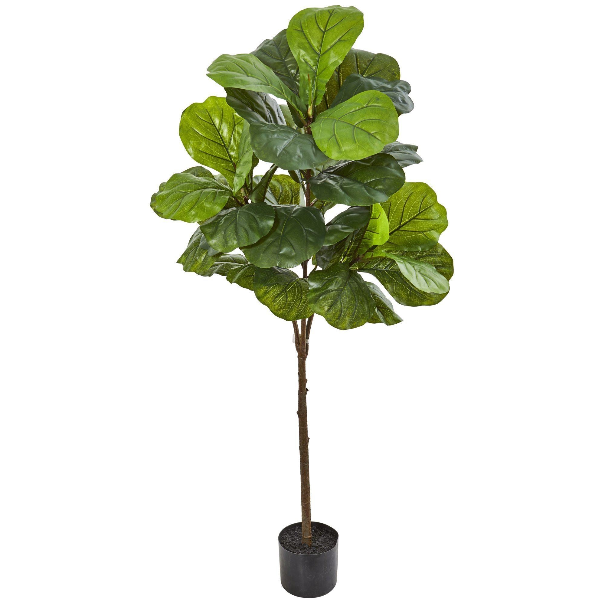 54” Fiddle Leaf Artificial Tree (Real Touch) | Nearly Natural