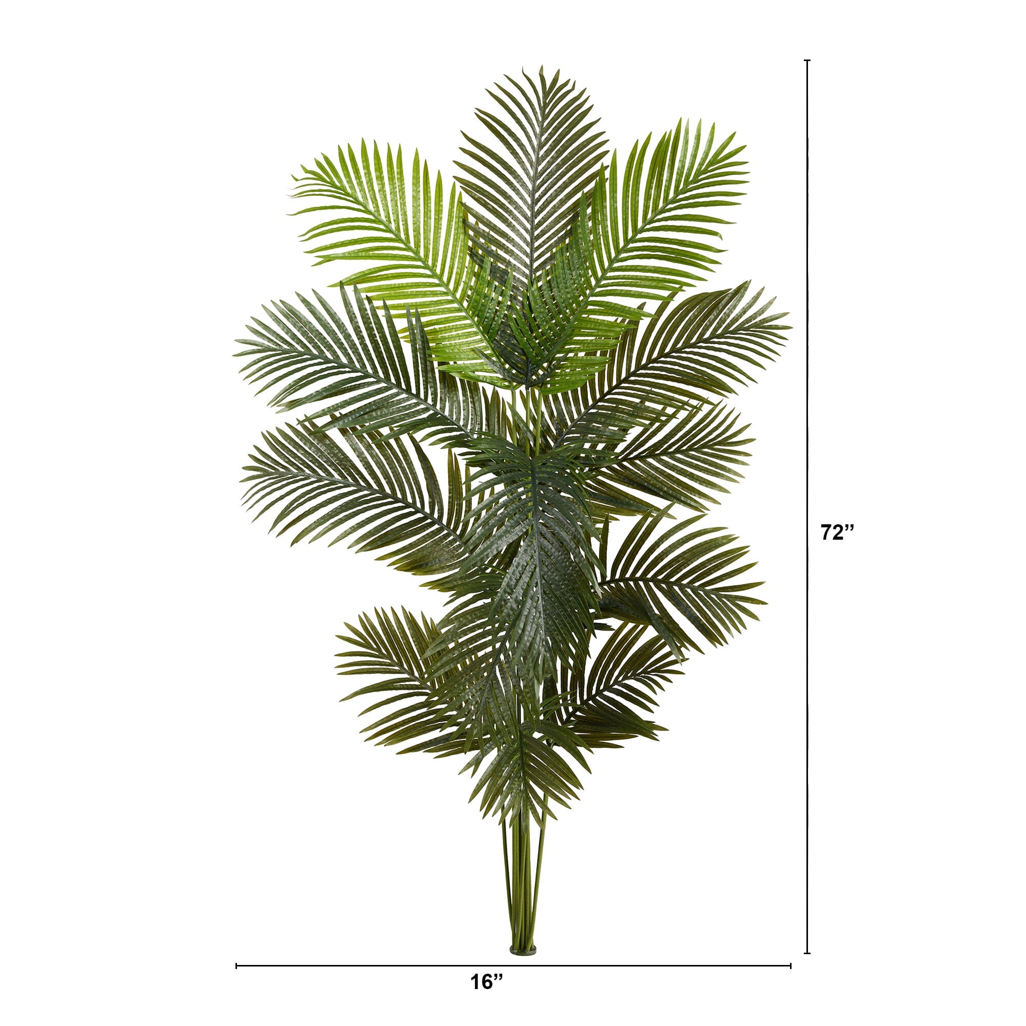 6’ Artificial Paradise Palm Tree without Pot | Nearly Natural