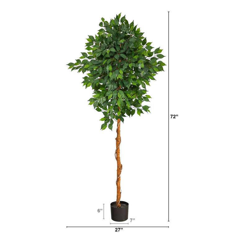 6’ Ficus Artificial Tree | Nearly Natural
