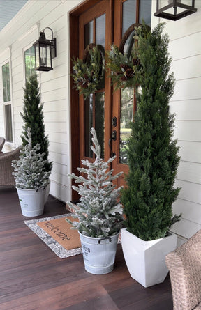 6' Mini Cedar Pine Tree (Indoor/Outdoor) | Nearly Natural
