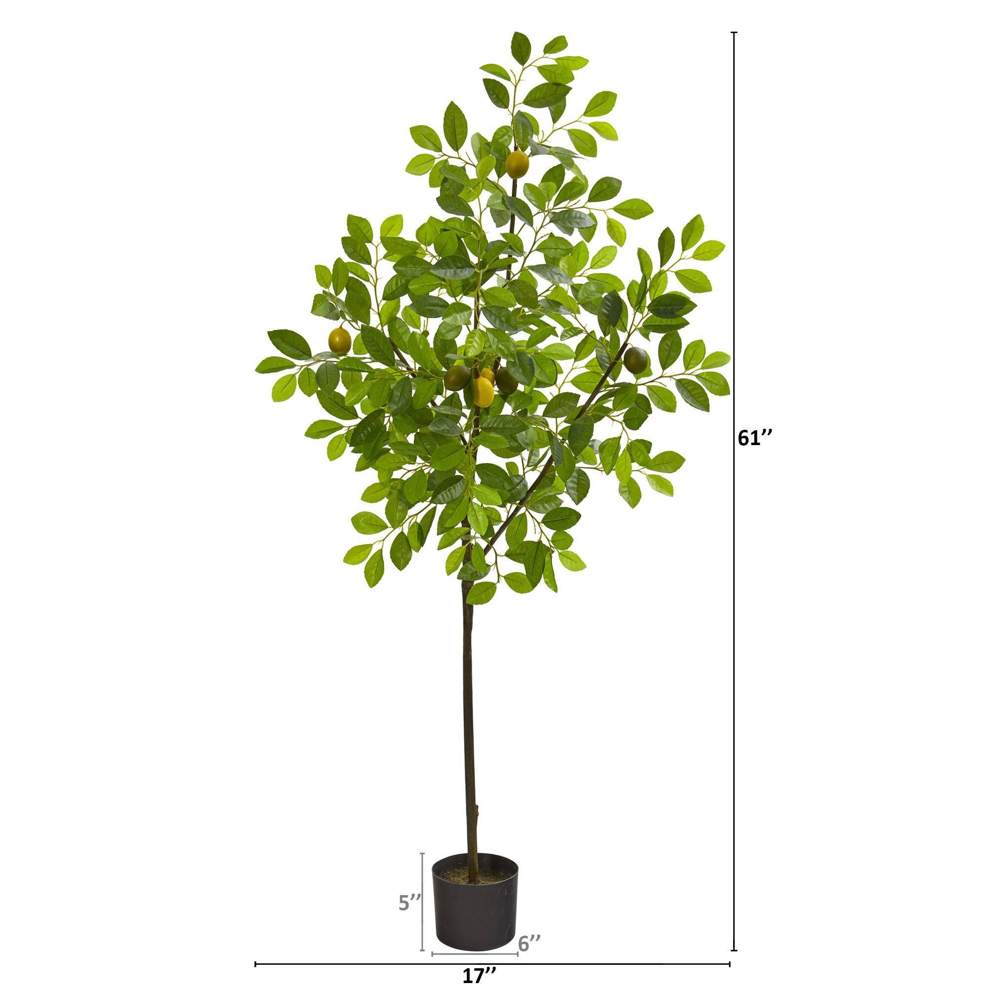 61” Lemon Artificial Tree | Nearly Natural