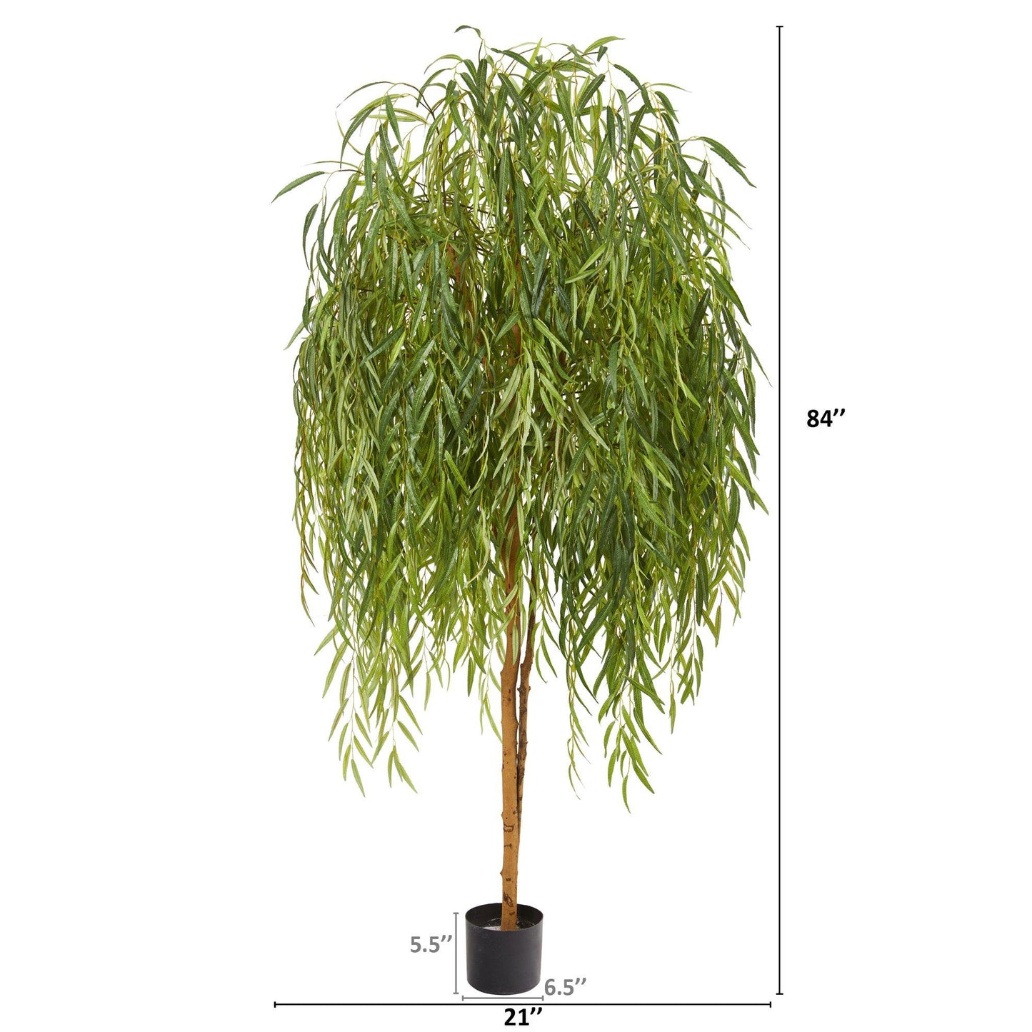 7’ Willow Artificial Tree | Nearly Natural
