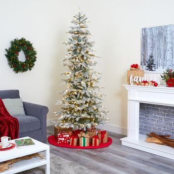 Slim Artificial Christmas Trees – Nearly Natural