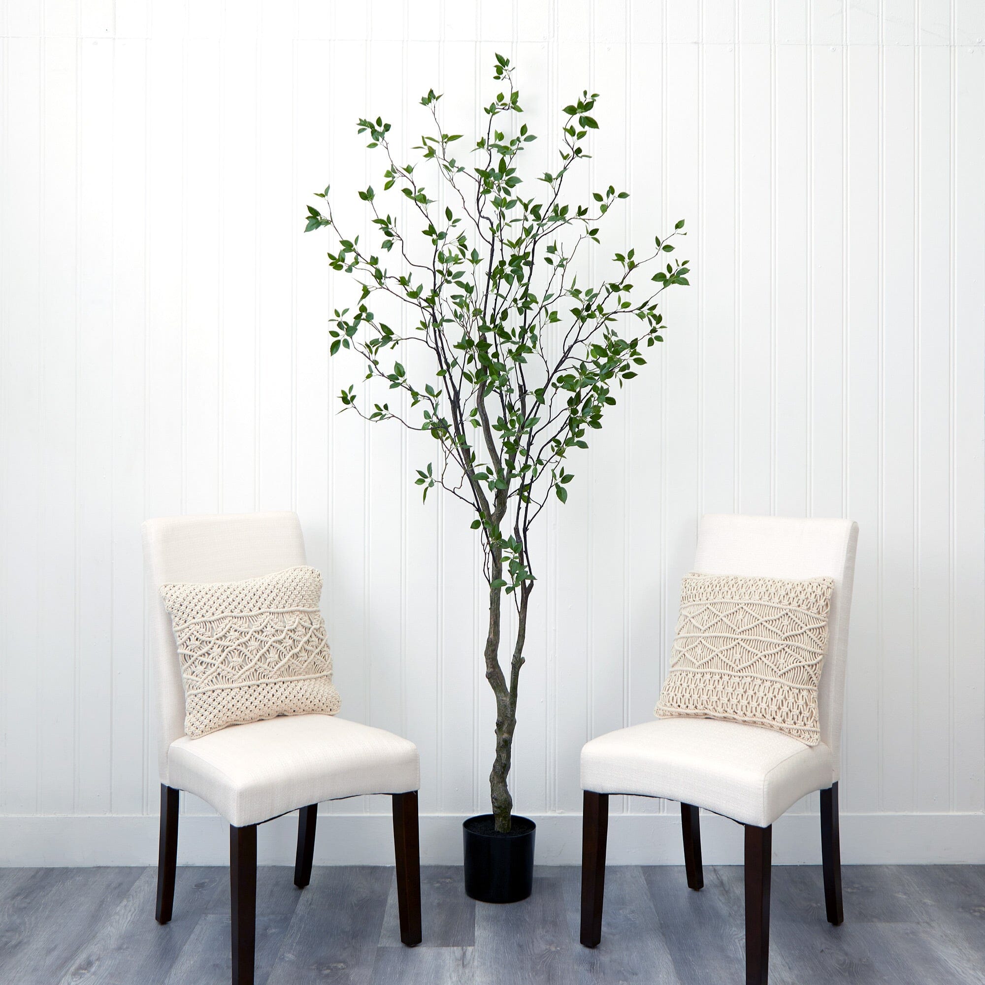 8' Minimalist Citrus Artificial Tree | Nearly Natural