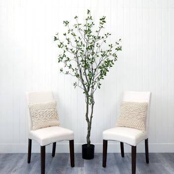 8' Minimalist Citrus Artificial Tree | Nearly Natural