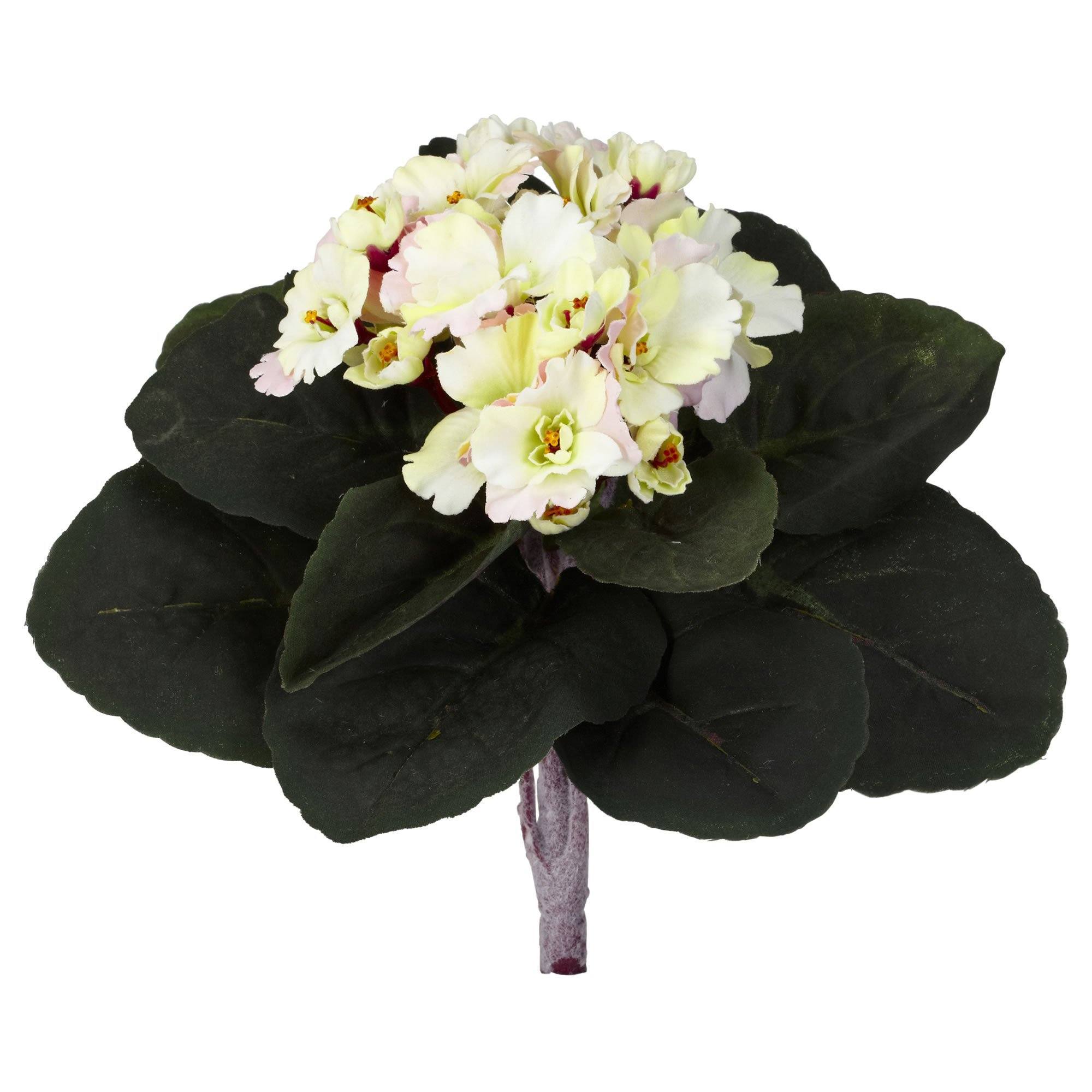 9” African Violet Artificial Plant (Set of 6) | Nearly Natural