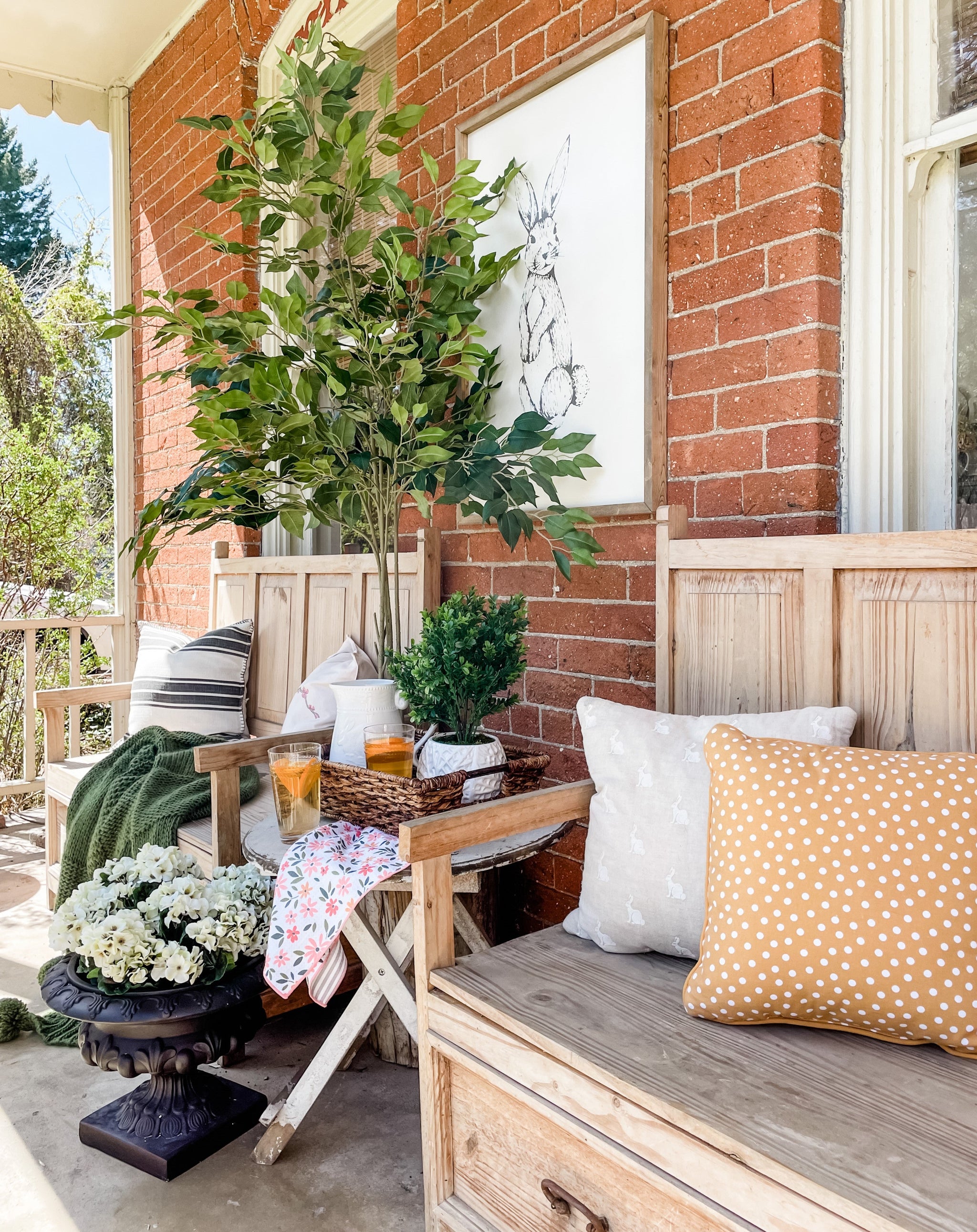 Geranium Artificial Bush UV Resistant (Set of 3) 6131-S3 Nearly Natural