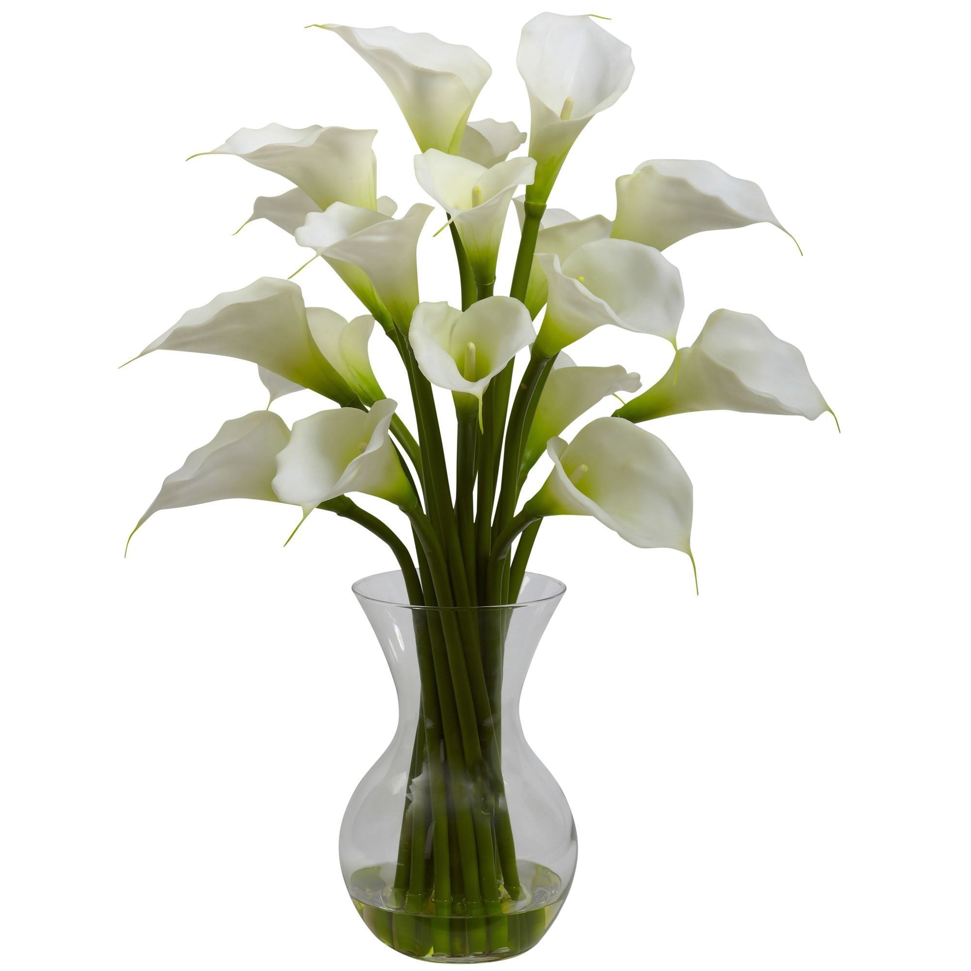 Galla Calla Lily w/Vase Arrangement 1299 Nearly Natural