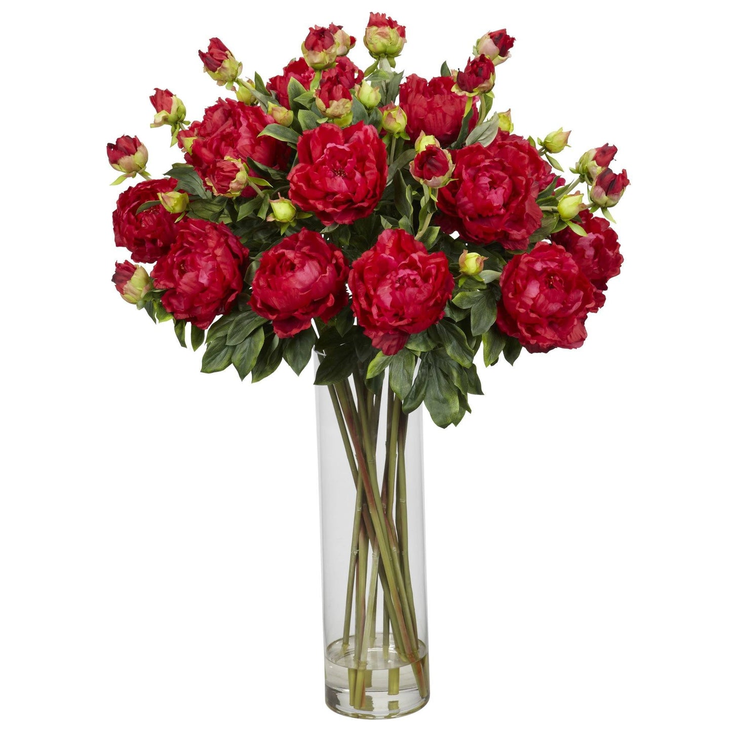 Giant Peony Silk Flower Arrangement 1231 Nearly Natural