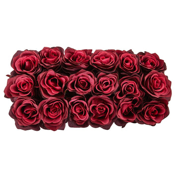 Roses in Rectangular Planter 1487 Nearly Natural
